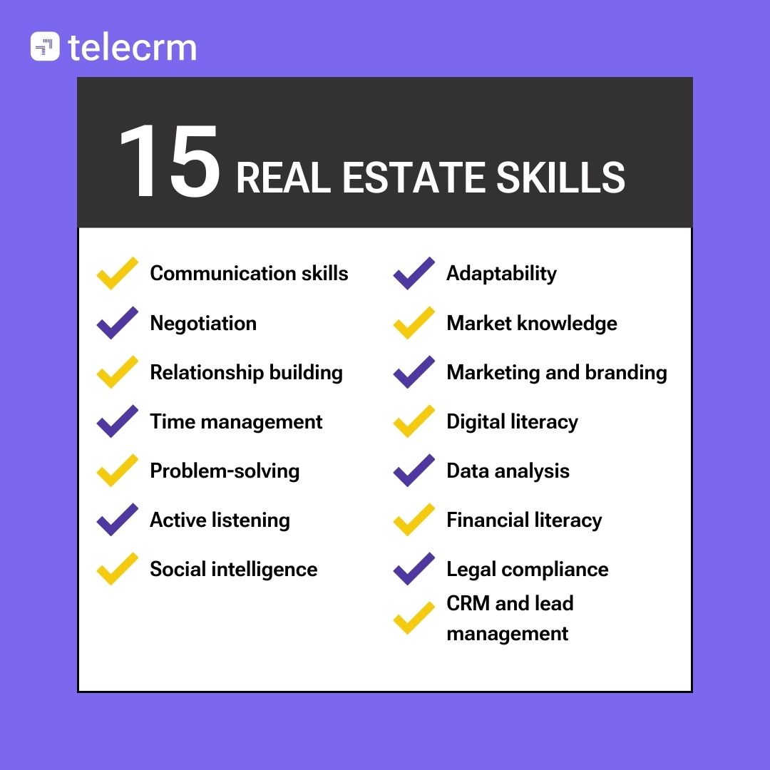 15 Real Estate Skills Every Agent Must Acquire [2025]